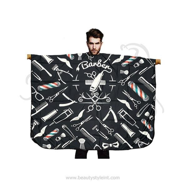 CAPA DE BARBERIA ESTAMPADA C/ BOTONES Y CUELLO SILICON – American ...